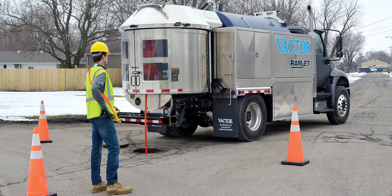 Vactor Introduces Redesigned Ramjet Truck Jetter with IntuiTouch® Controls